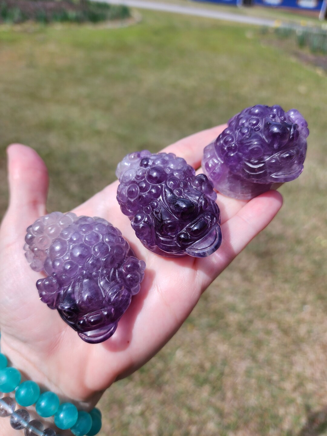 Amethyst Money Toad | Feng Shui | Jin Chan | Money Frog | Prosperity ...