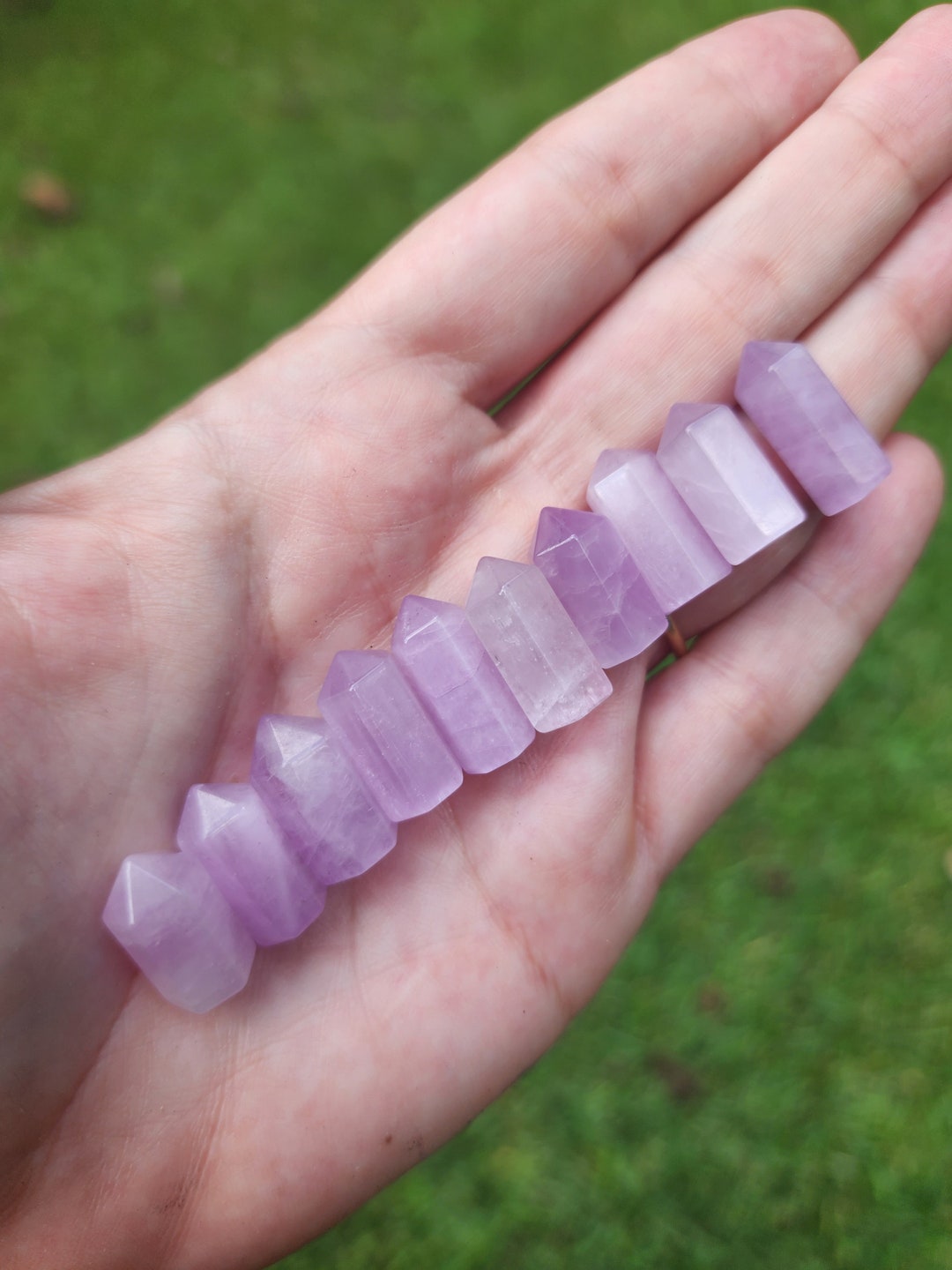 Mini Kunzite Tower | Crystal Mini | Mini Crystal | Kunzite | Crystal ...