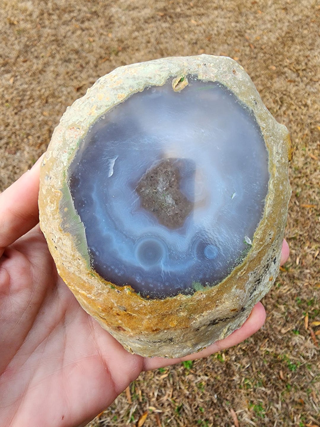 Enhydro Agate | Water Trapped in Agate | Enhydrous Agate | Agate Nodule ...