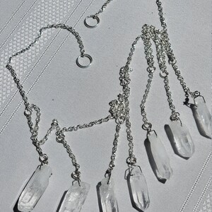 Clear Quartz Wall Hanging | Crystal Wall Hanging | Crystal Garland ...