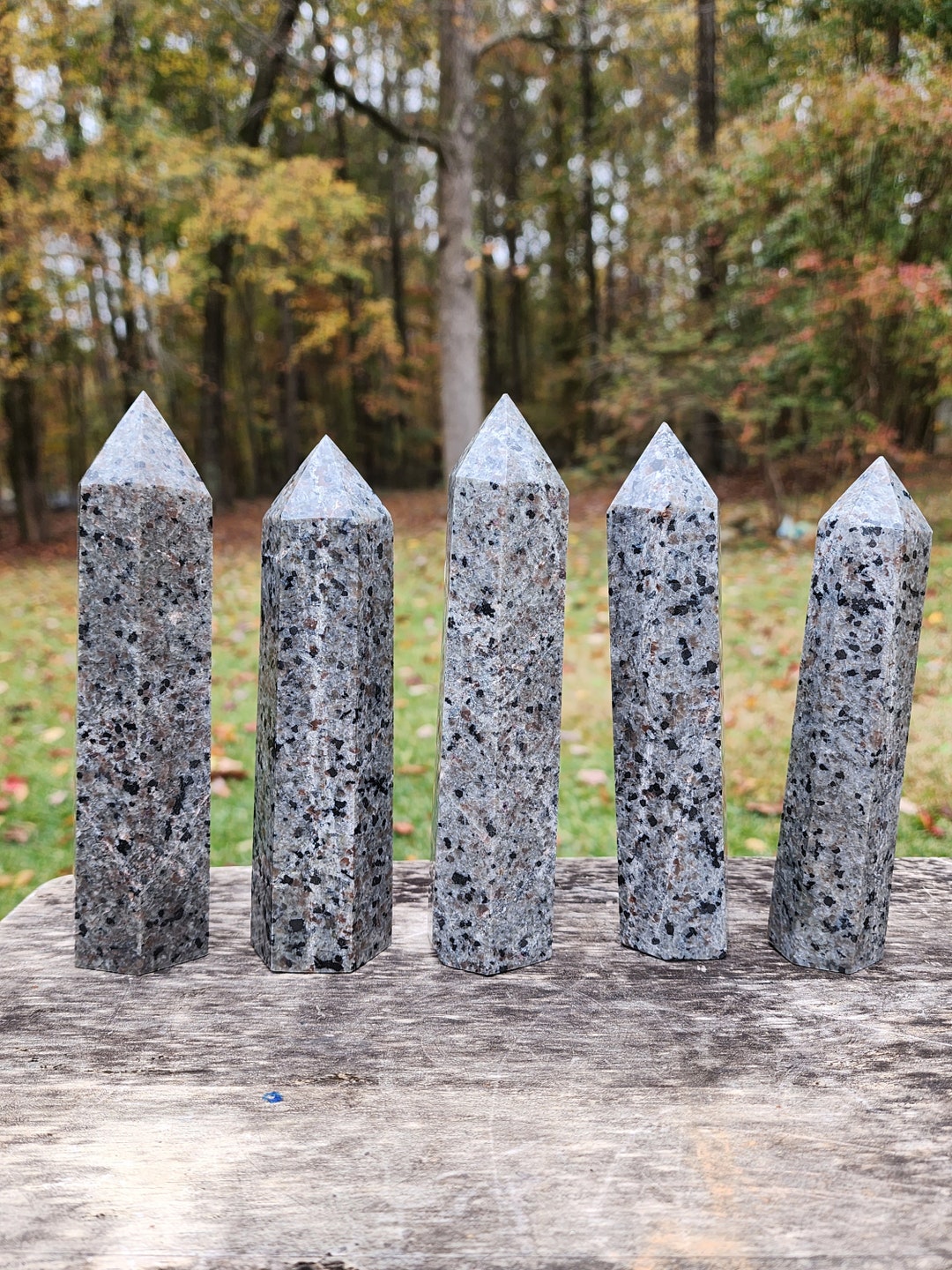 UV Reactive "yooperlite" Tower | Crystal Tower | at Least 6 Inches Tall ...