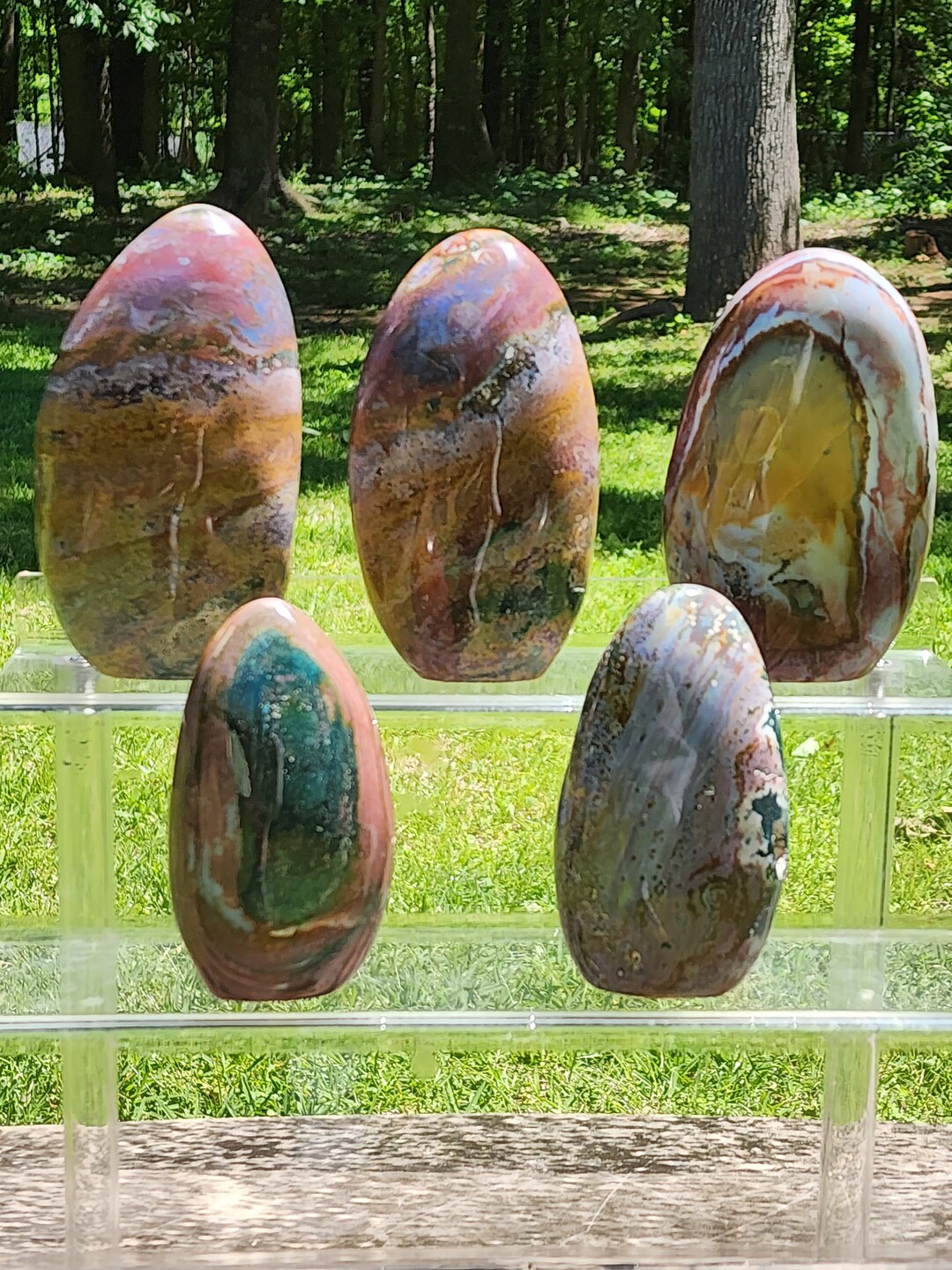 Crystal Free Forms | "ocean Jasper" | Jasper Decorations | Crystal ...