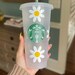 Daisy Cold Cup Tumbler Daisy Starbucks Cold Cup Venti Starbucks Cold ...