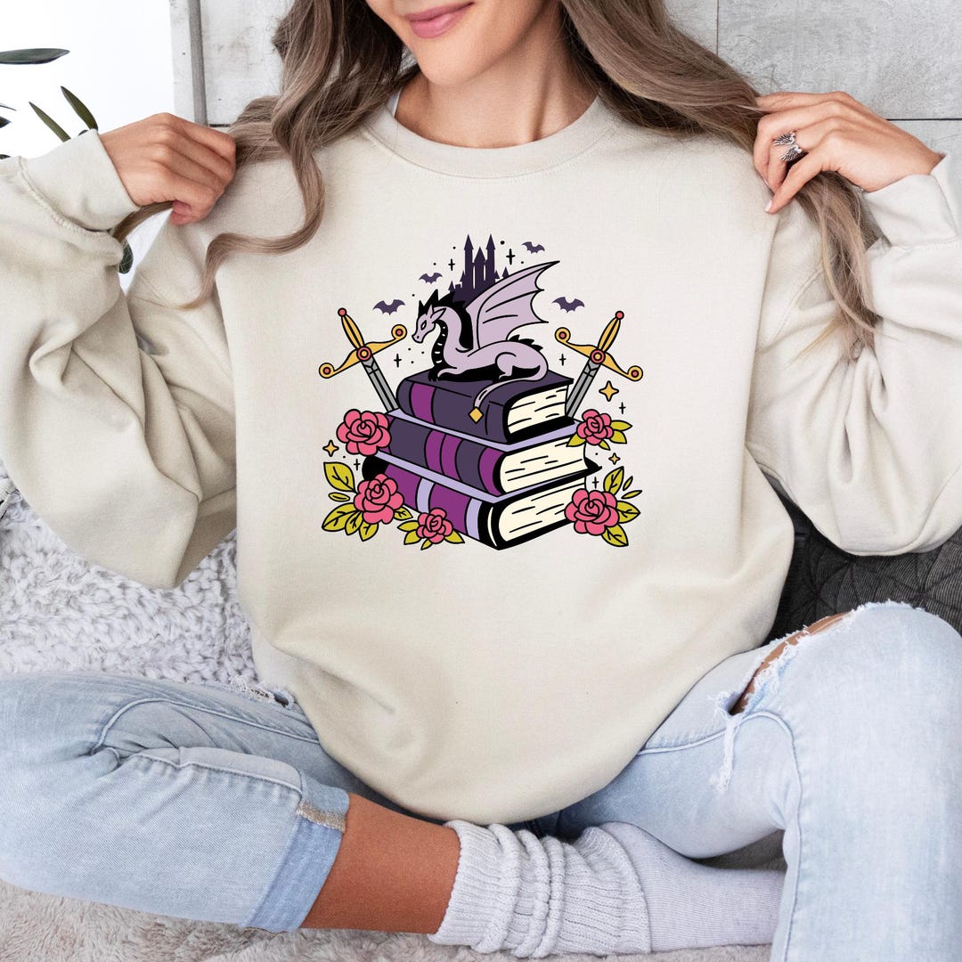 Fantasy Book Merch | Fantasy Reader Sweatshirt | Fantasy Book Lover ...