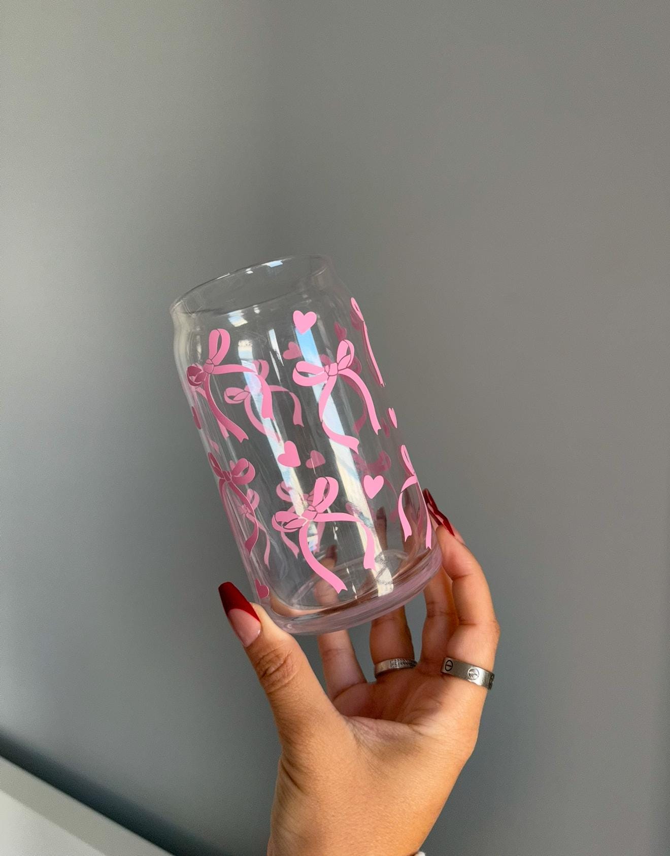 Bow Cup | Coquette Cup | Pink Bow Cup | Pink Bow Ribbon Cup | Pink Bows ...