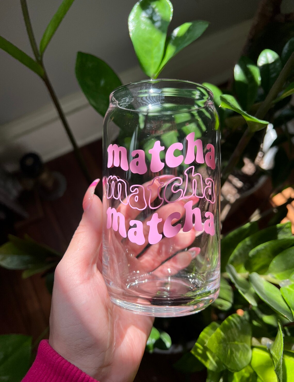 Matcha Glass Cup Matcha Cup Libbey Cup Glass Cup - Etsy