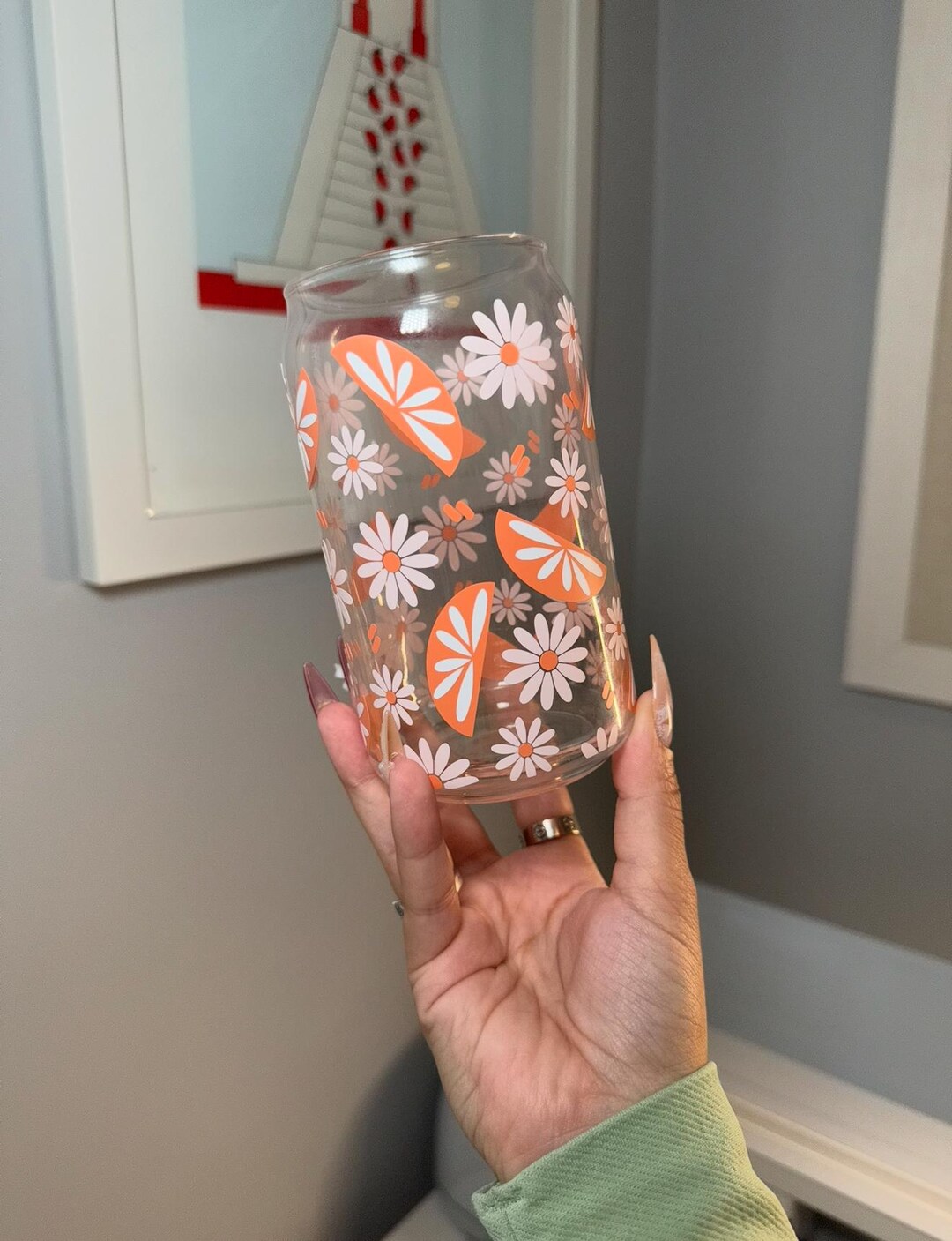 Lemon Glass Cup | Summer Iced Coffee Cup | Lemon Squeeze Coffee Cup ...