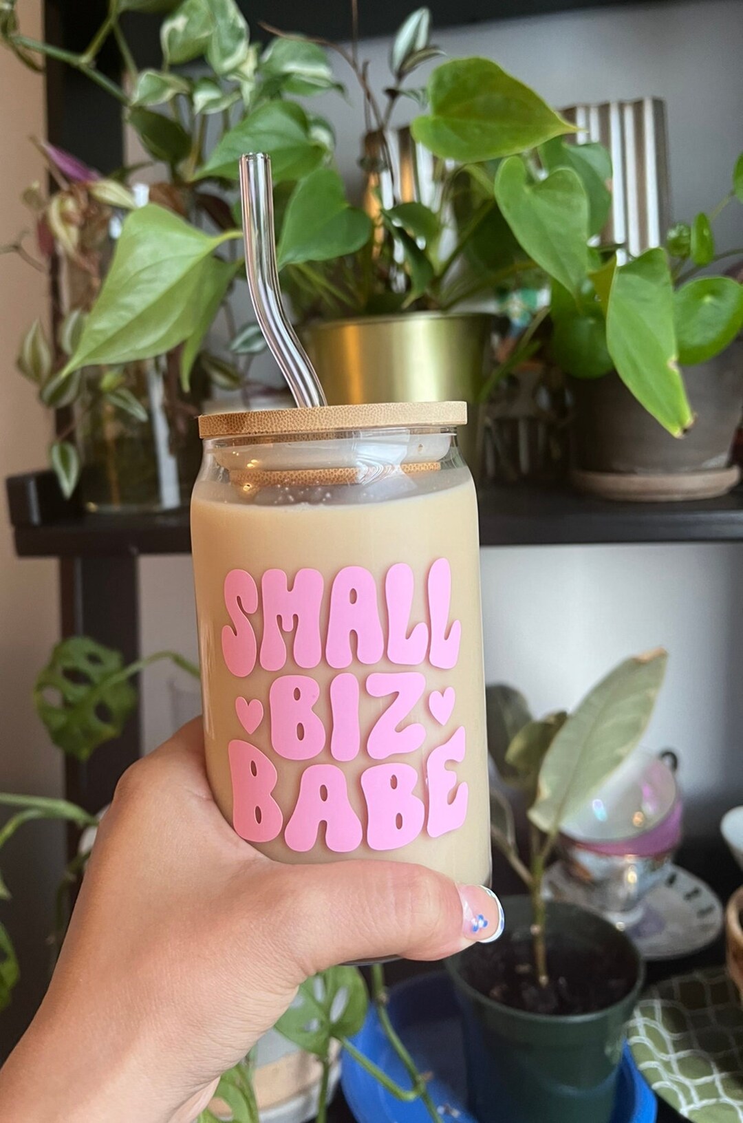Small Biz Babe Cup | Positive Saying Cup | Libbey Cup | Glass Cup ...