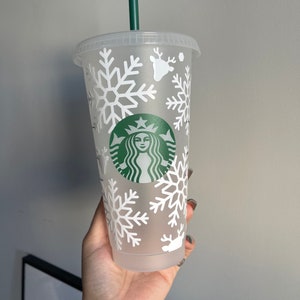 Snowflake Starbucks Cold Cup | Starbucks Cold Cup | Venti Starbucks ...