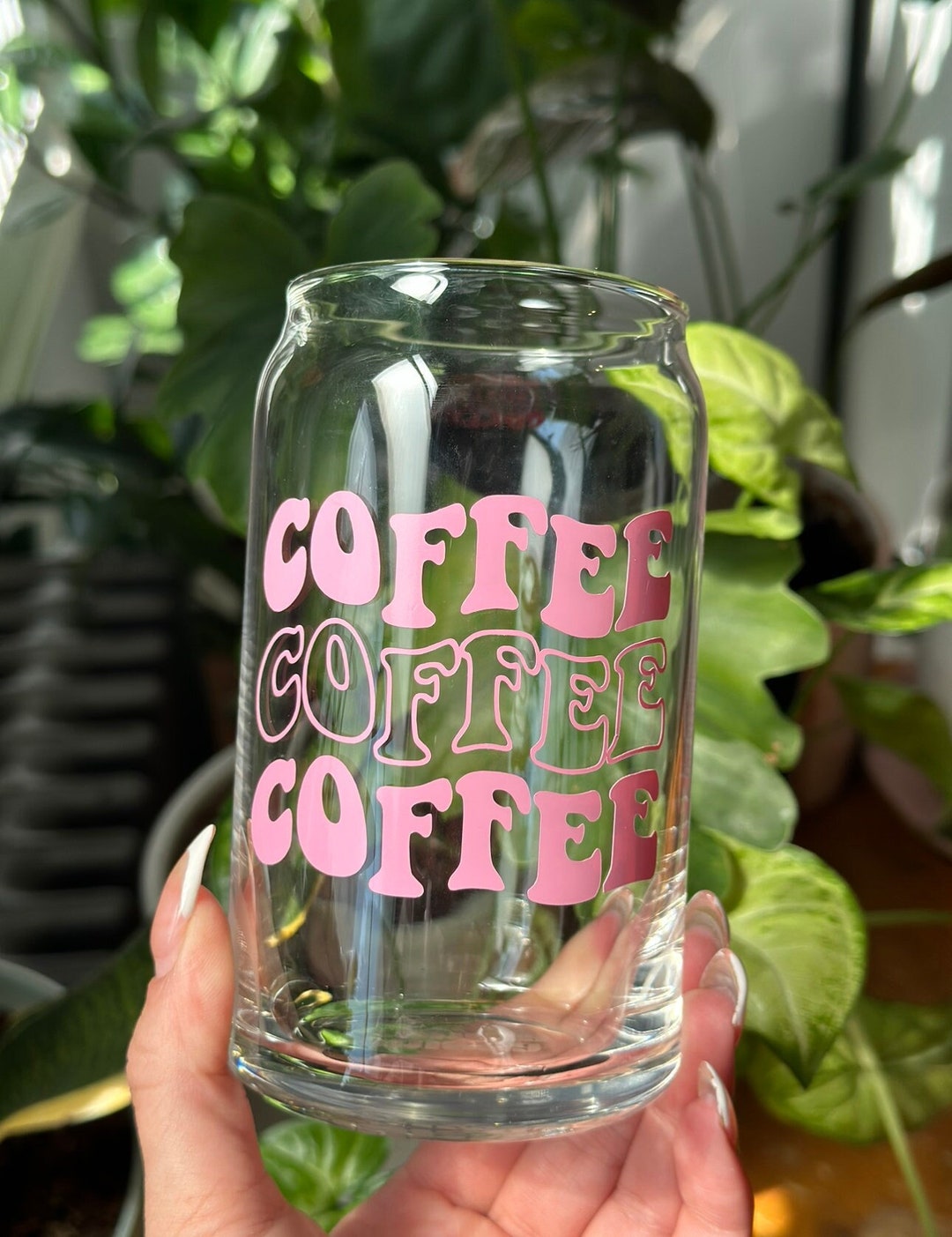 Coffee Saying Cup | Positive Saying Cup | Libbey Cup | Glass Cup ...