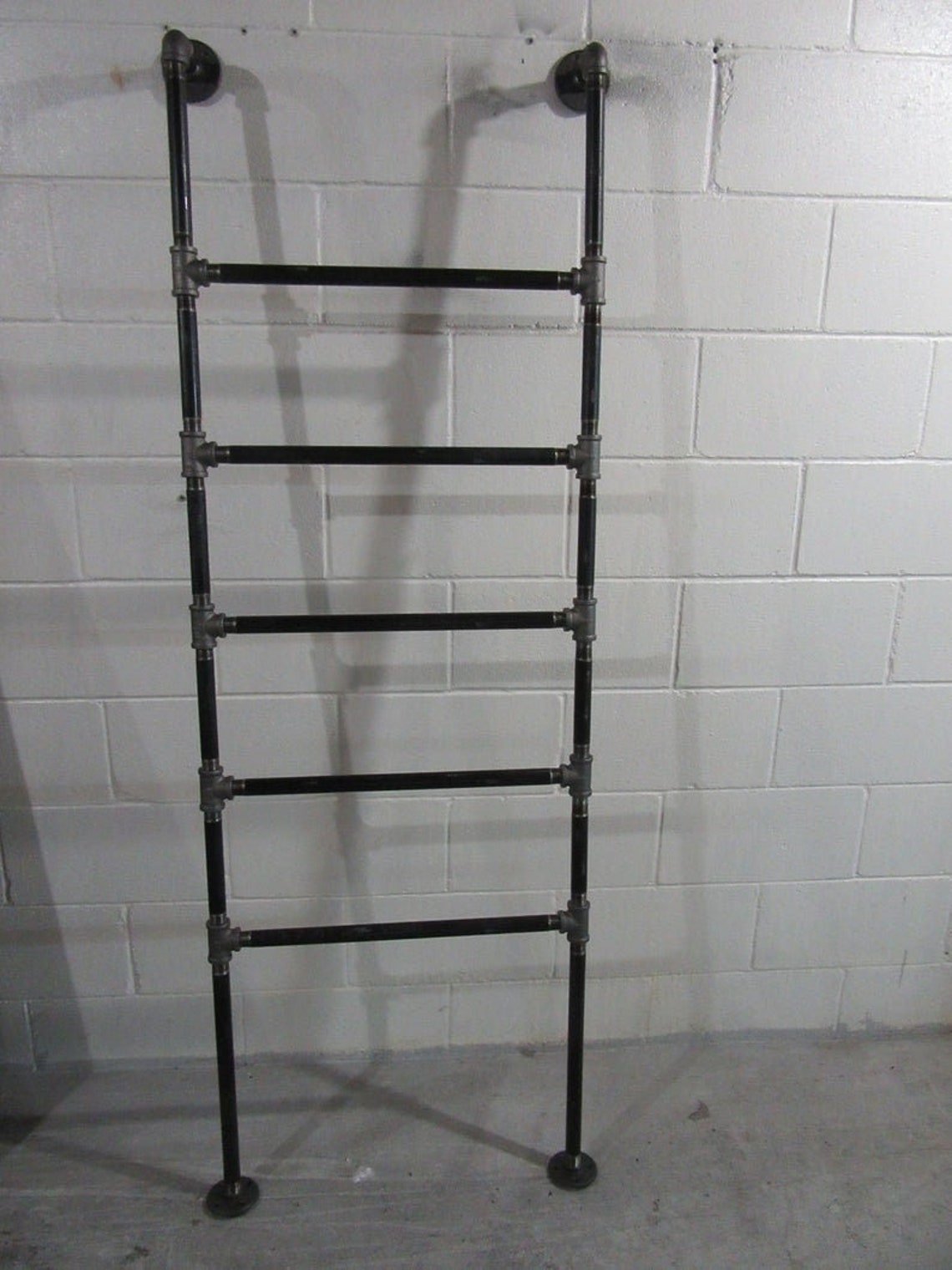 P1717, 3/4 Industrial Steel Pipe Bunk Bed Ladder and Guardrail Package ...