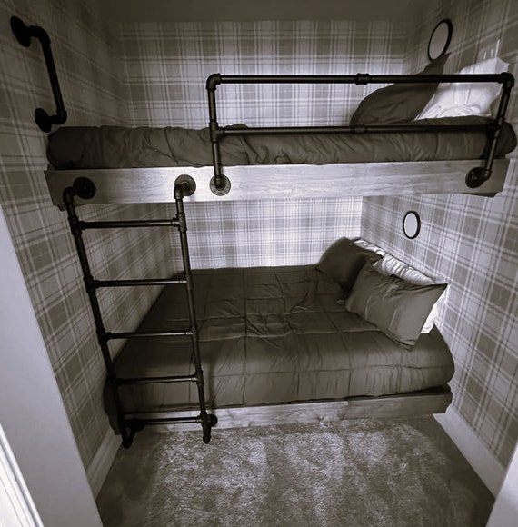 P1609PKG Industrial Bunk Bed Ladder PACKAGE 3 4 OD is 1.05 Steel Pipe Includes Guardrail and Grab Bar Etsy