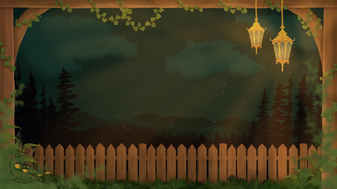 Vtuber Animated Streaming Background Seamless Loop Cozy Nature ...