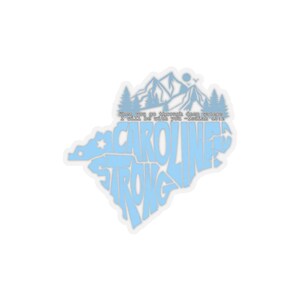 Hurricane Helene Sticker Carolina Strong Sticker Kiss-cut Stickers - Etsy