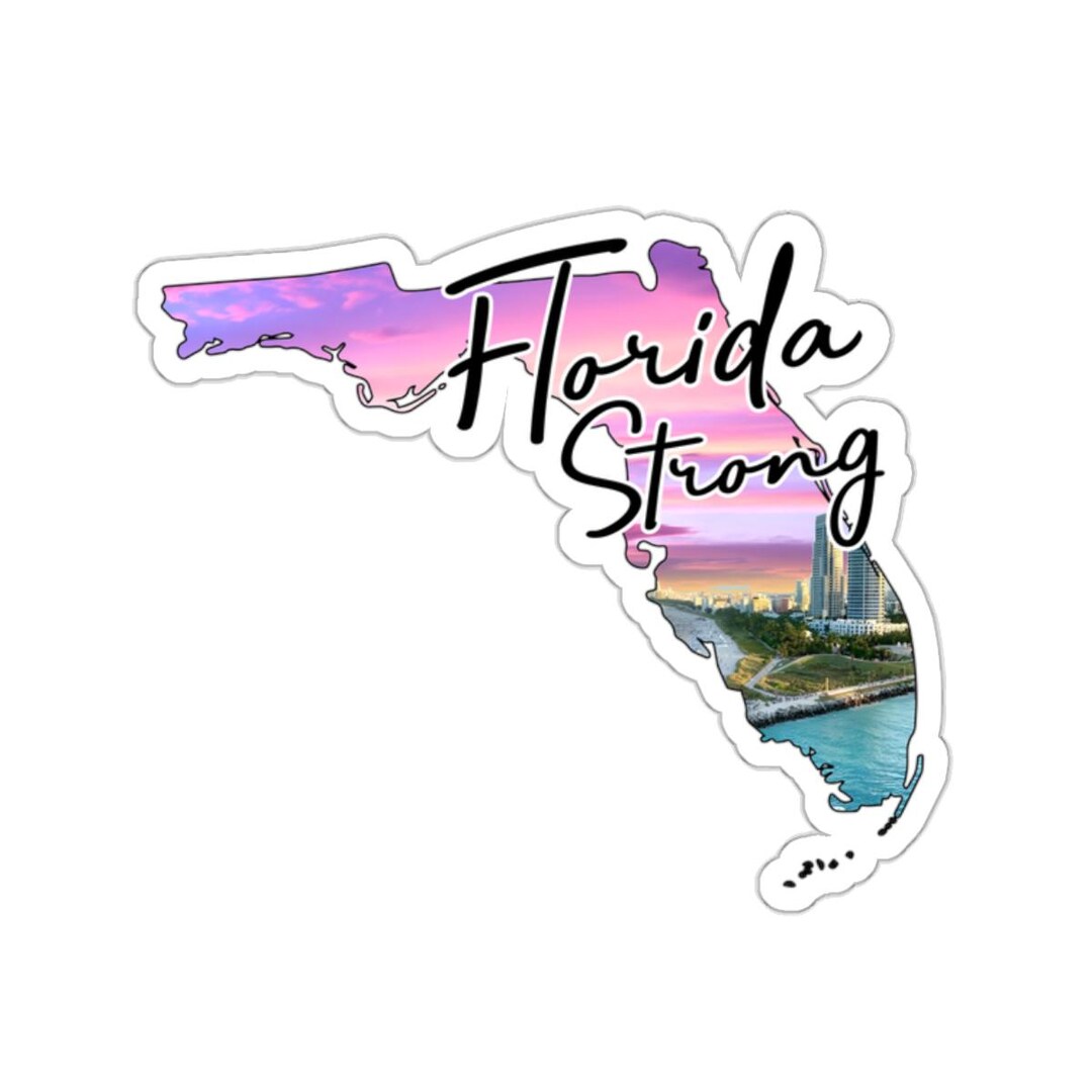 Florida Strong Sticker Hurricane Milton Hurricane Helene Gift for ...