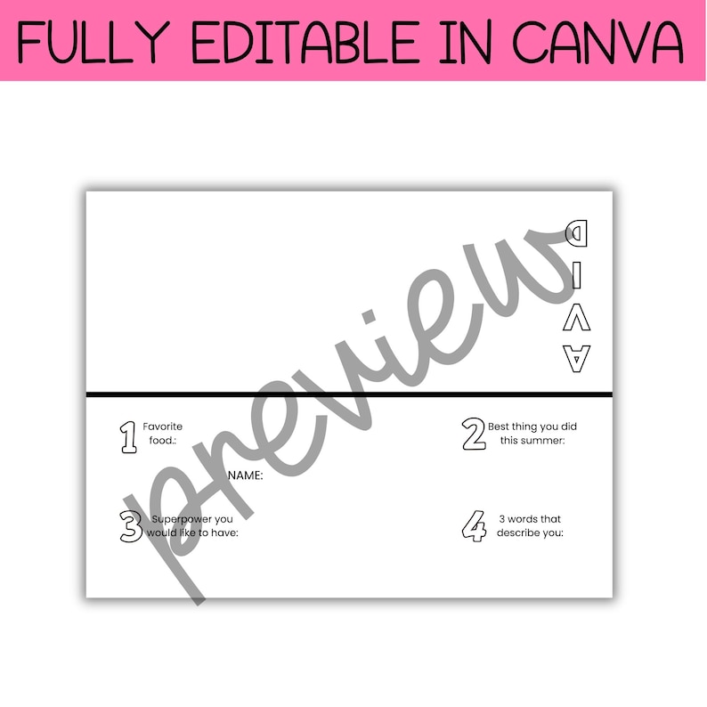 Editable AVID Name Tent | Back to School Icebreaker Activity | Student ...