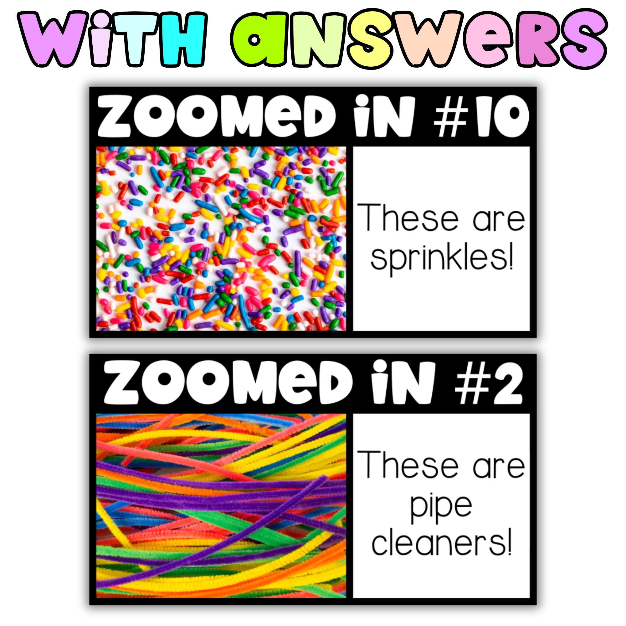 67th Day of School Activity | Guess the Mystery Zoomed in Picture ...