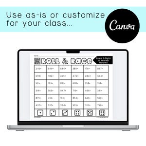 Rounding Math Games | Roll & Race Boards | Nearest Ten Hundred Thousand ...