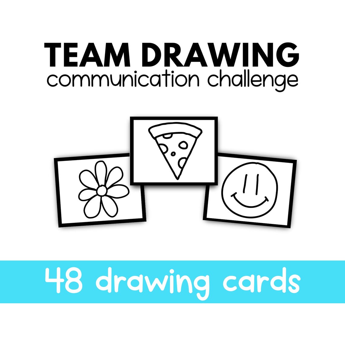 Printable Icebreaker Game | Drawing & Guessing Game for Parties, Family ...