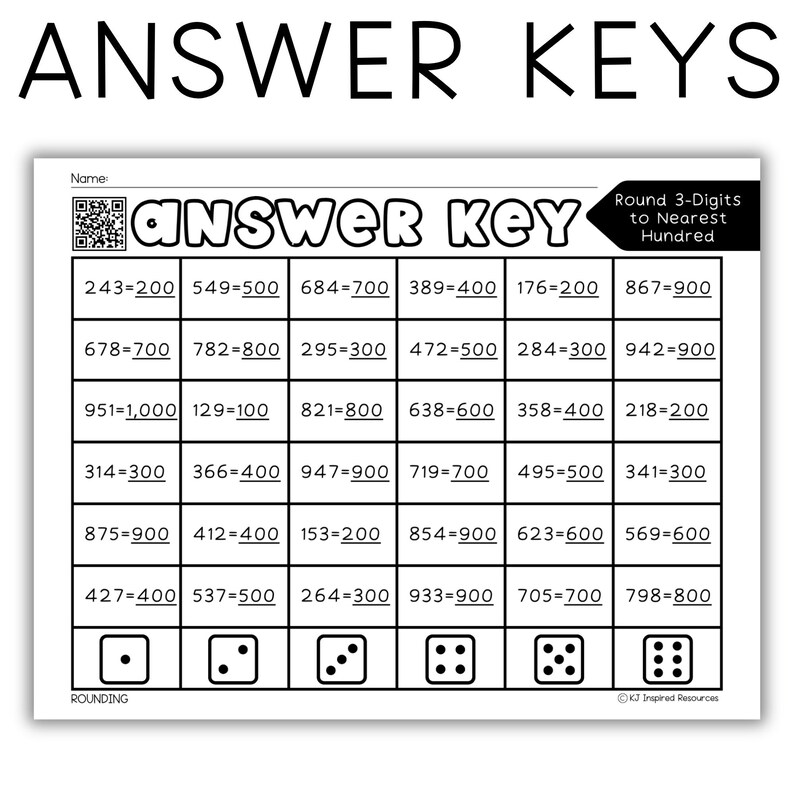 Rounding Math Games | Roll & Race Boards | Nearest Ten Hundred Thousand ...