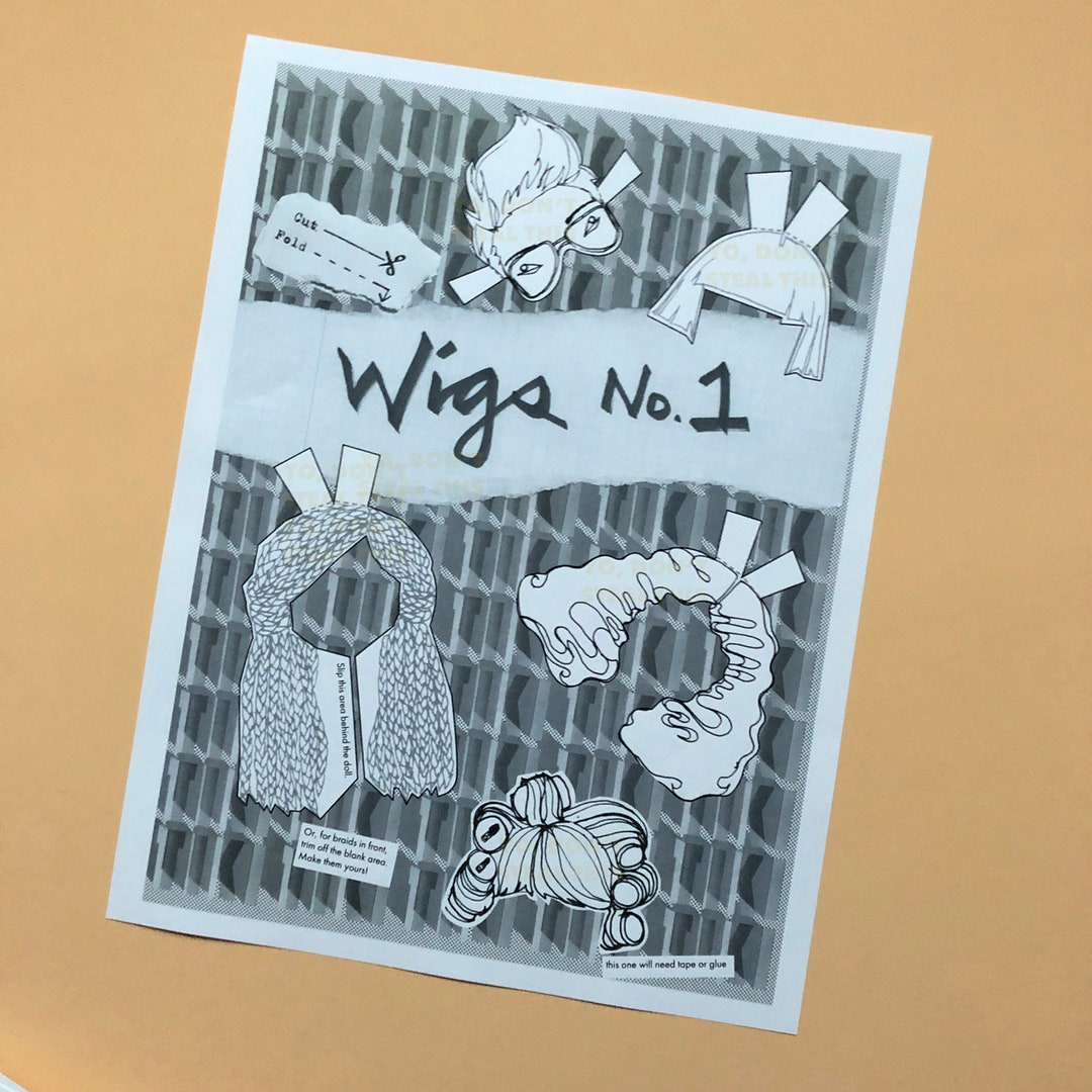 Paper Doll Wigs No.1 - Etsy
