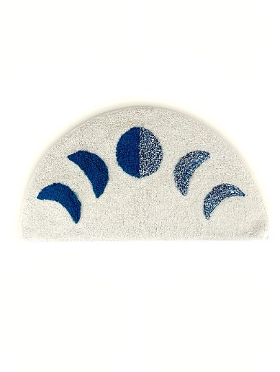 Half Moon Bath Mat - Etsy Australia