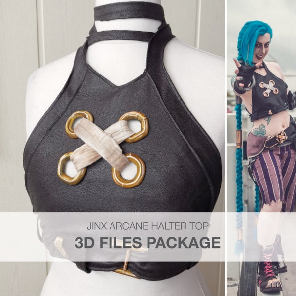 Jinx Cosplay Top - Etsy