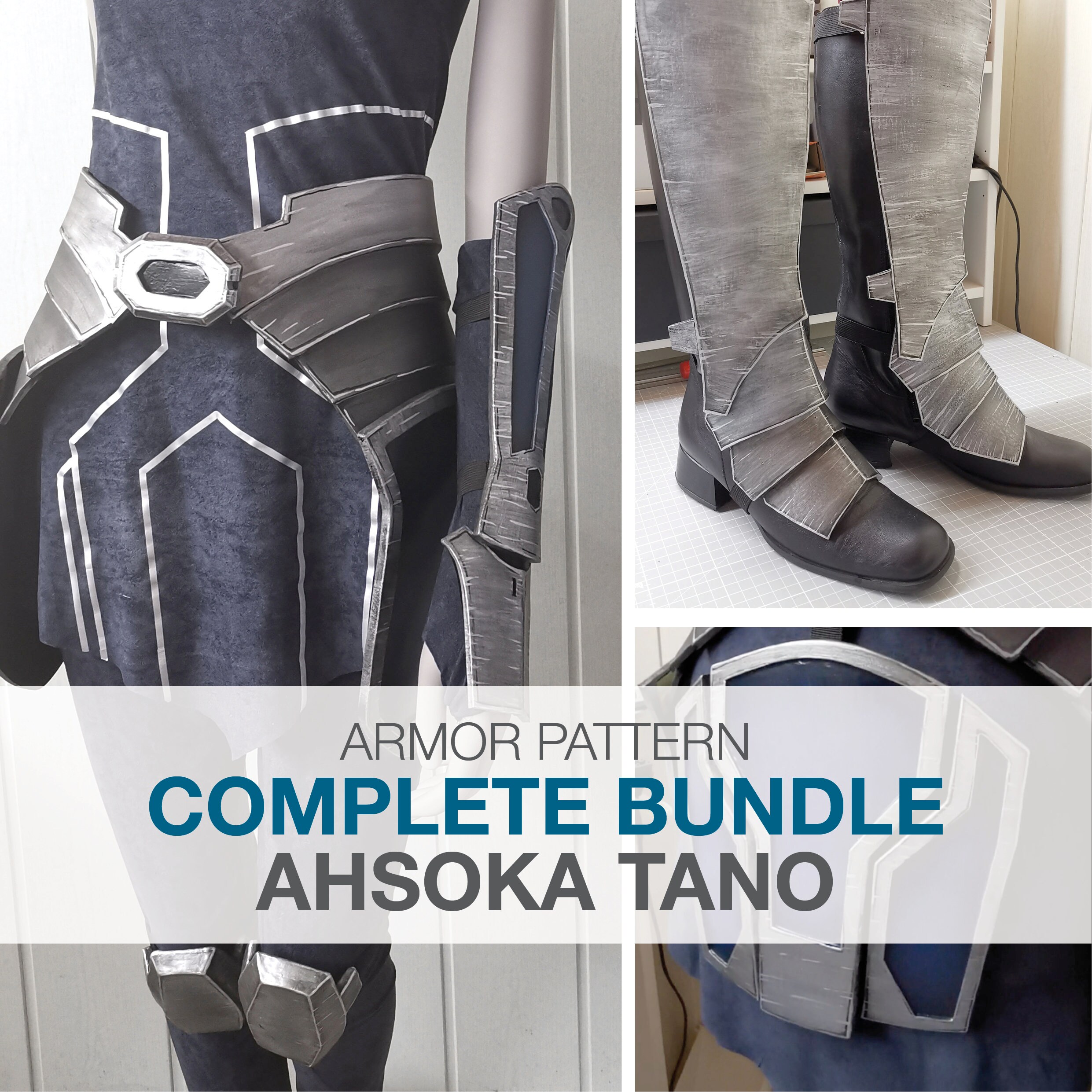 Ahsoka Tano Clone Wars Inspired Cosplay Patterns / Templates - Etsy