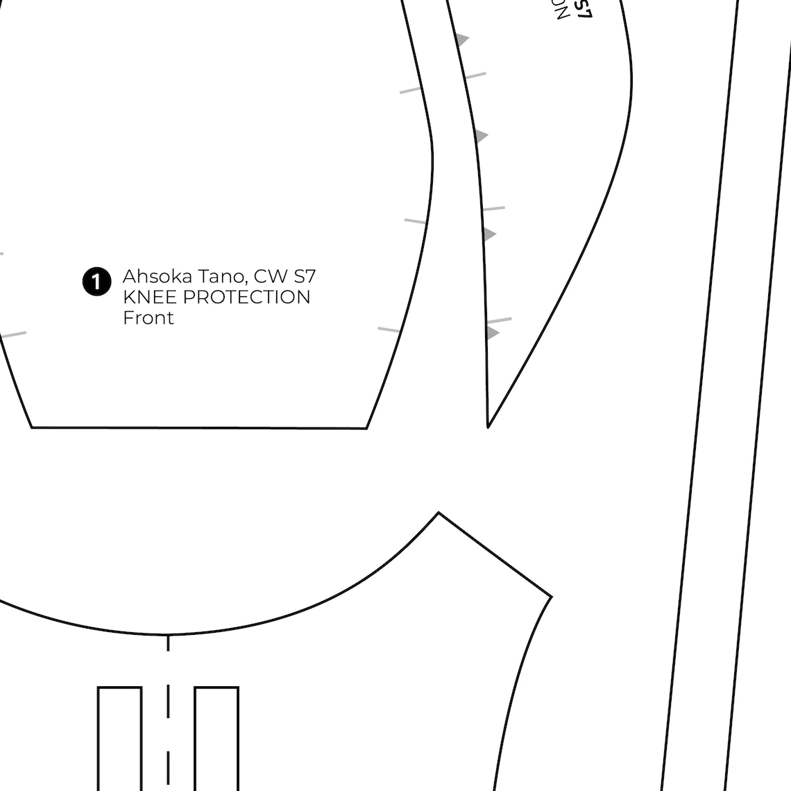 Ahsoka Tano Clone Wars Inspired Cosplay Patterns / Templates - Complete ...
