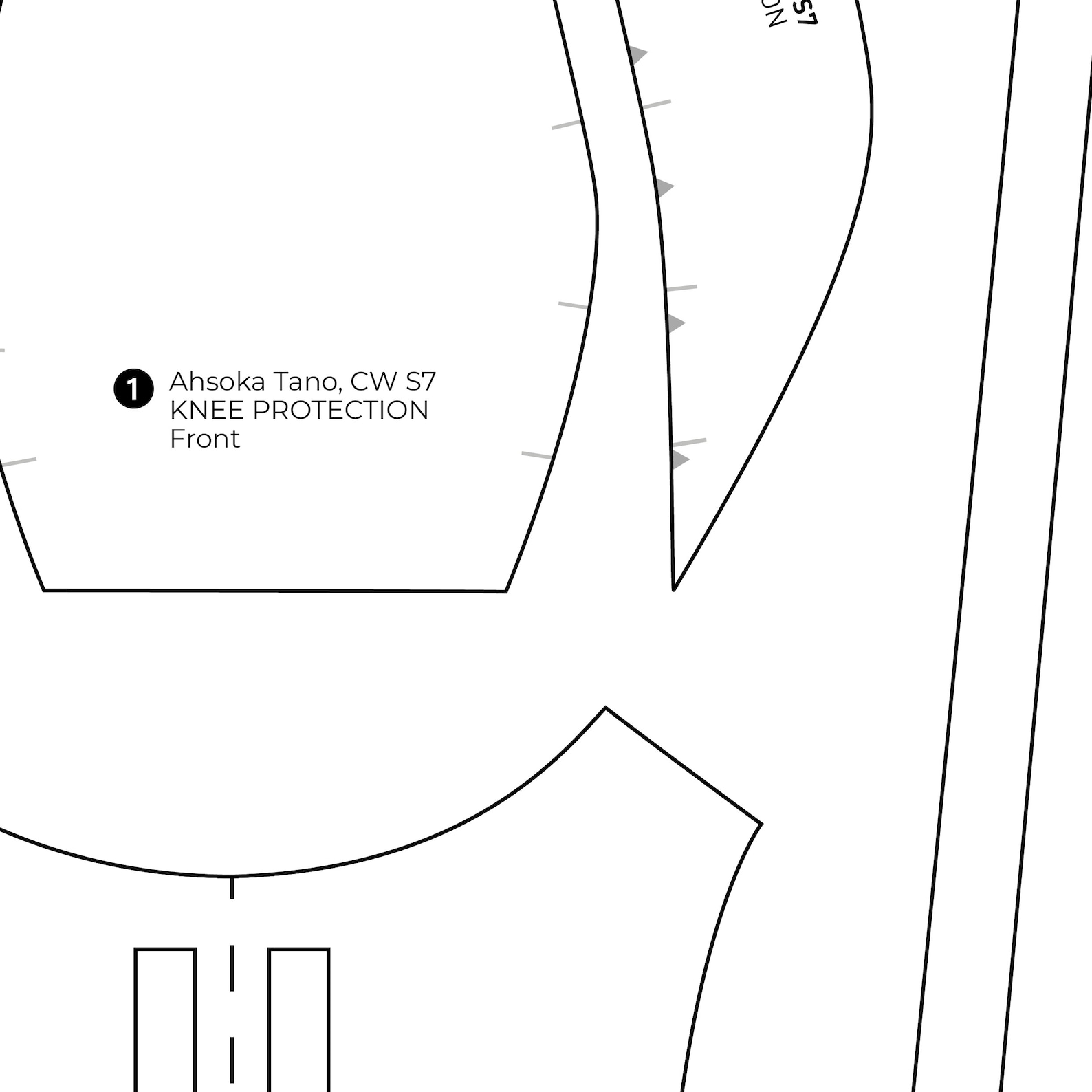 Ahsoka Tano Clone Wars Inspired Cosplay Patterns / Templates - Complete ...
