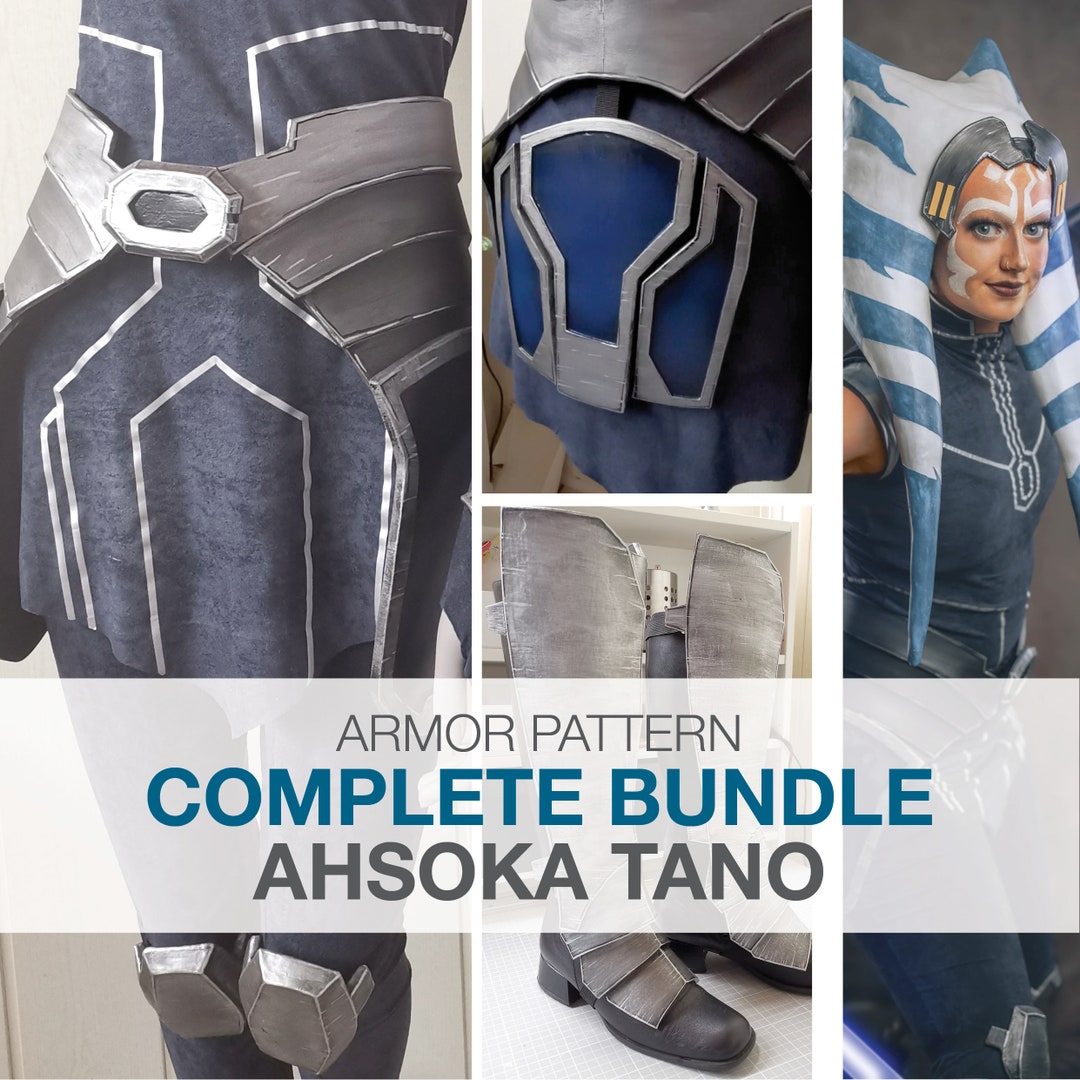 Ahsoka Tano Clone Wars Inspired Cosplay Patterns / Templates - Complete ...