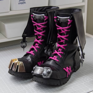 Jinx Boot Armor Pattern Pack for Jinx Arcane Cosplay - Etsy