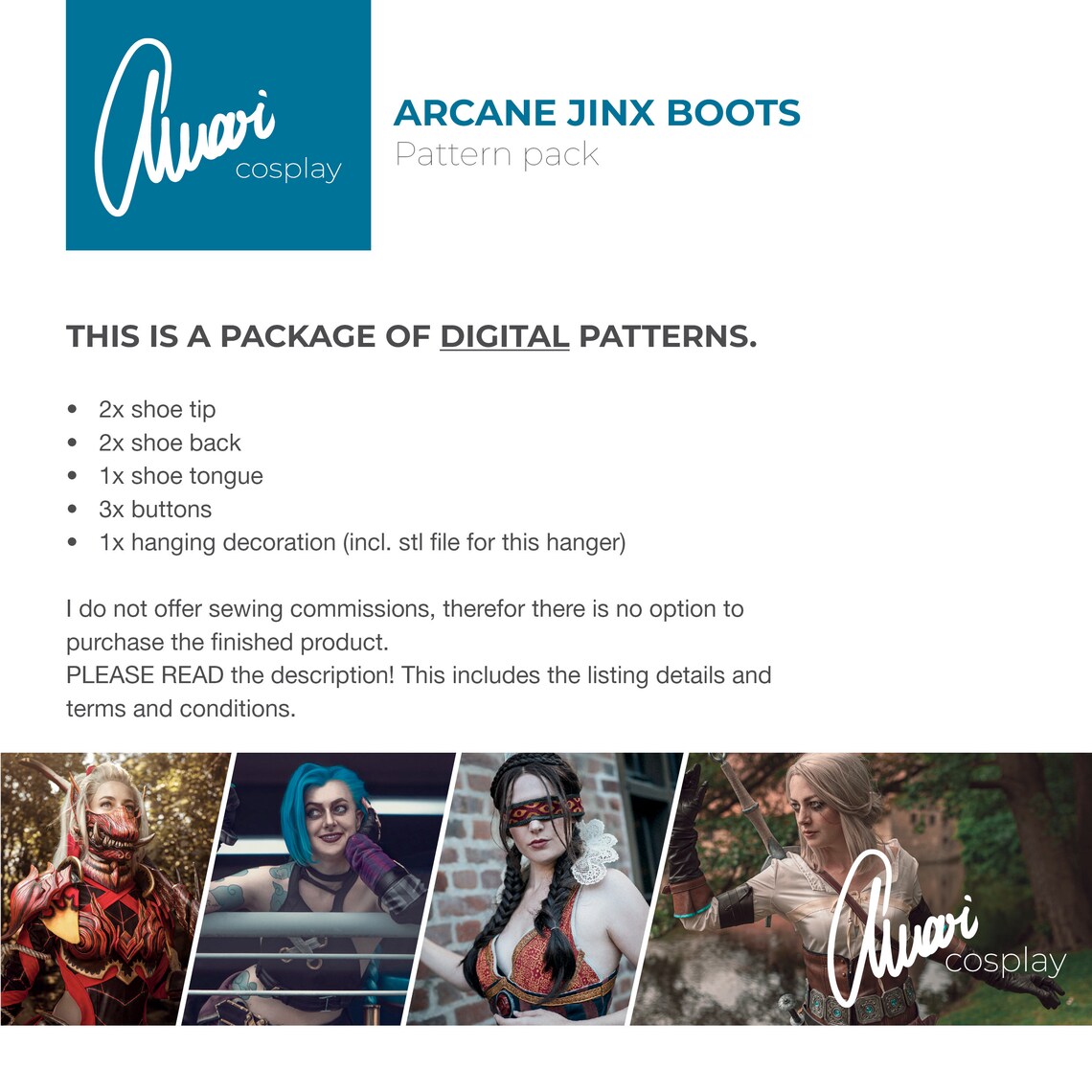 Jinx Boot Armor Pattern Pack for Jinx Arcane Cosplay - Etsy