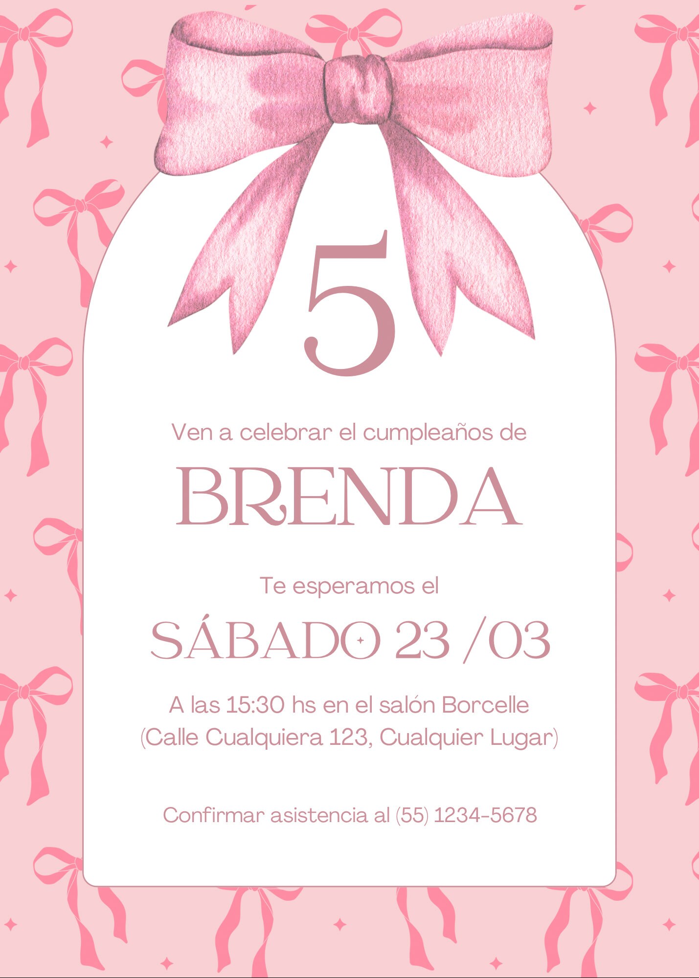 Invitación De Tema Coquette - Etsy