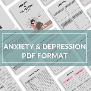 Editable & Printable Anxiety and Depression Journal Depression Journal ...
