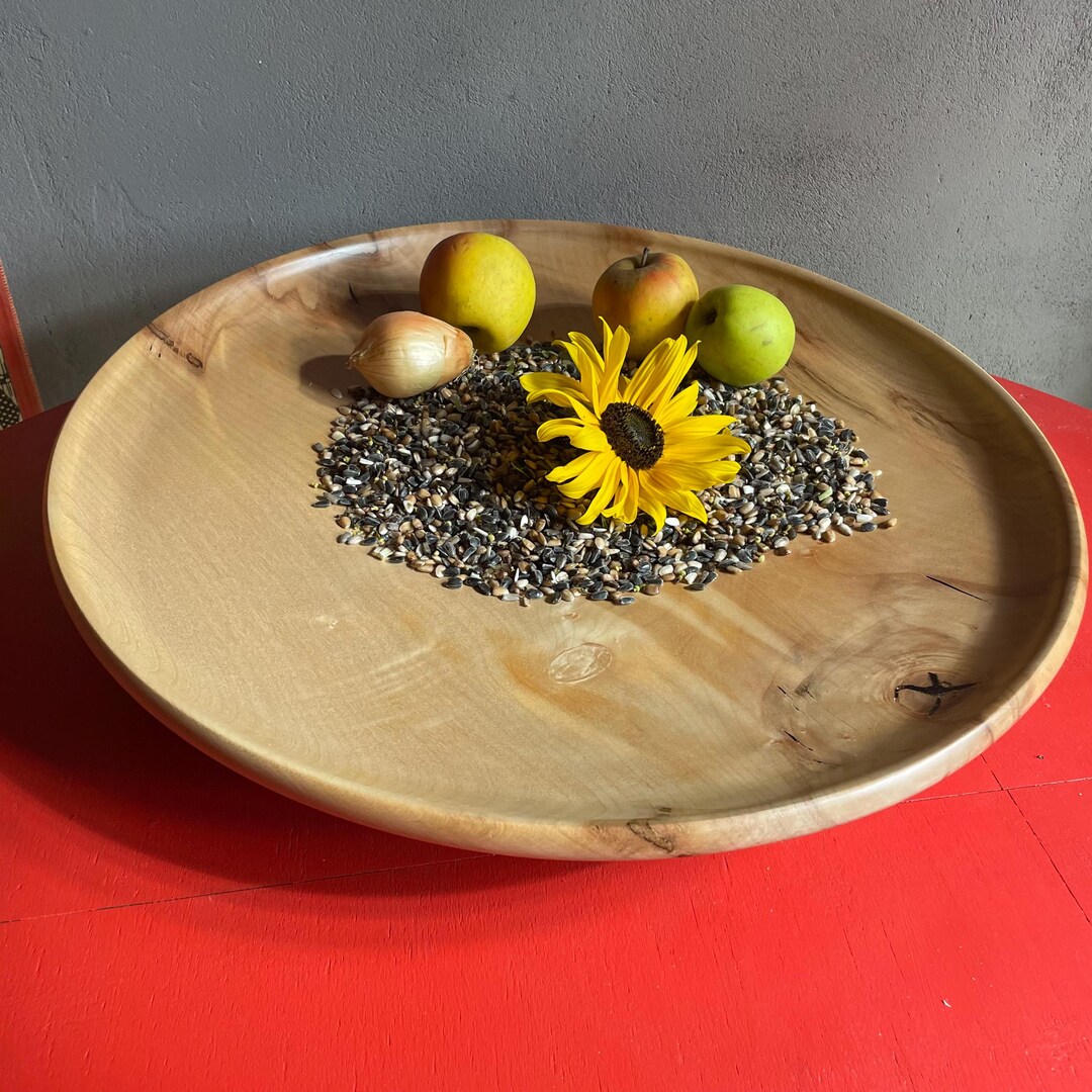 Very Large (50cm) Wooden Bowl or Wall Decoration - Etsy