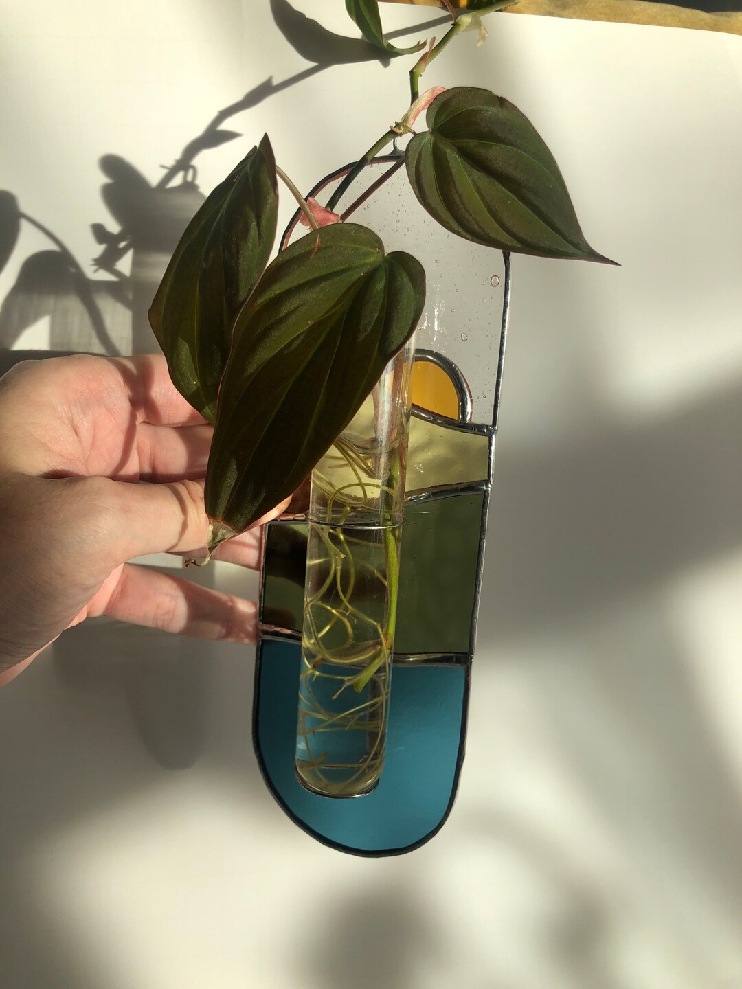 Stained Glass Mountain Plant Propagator - Etsy
