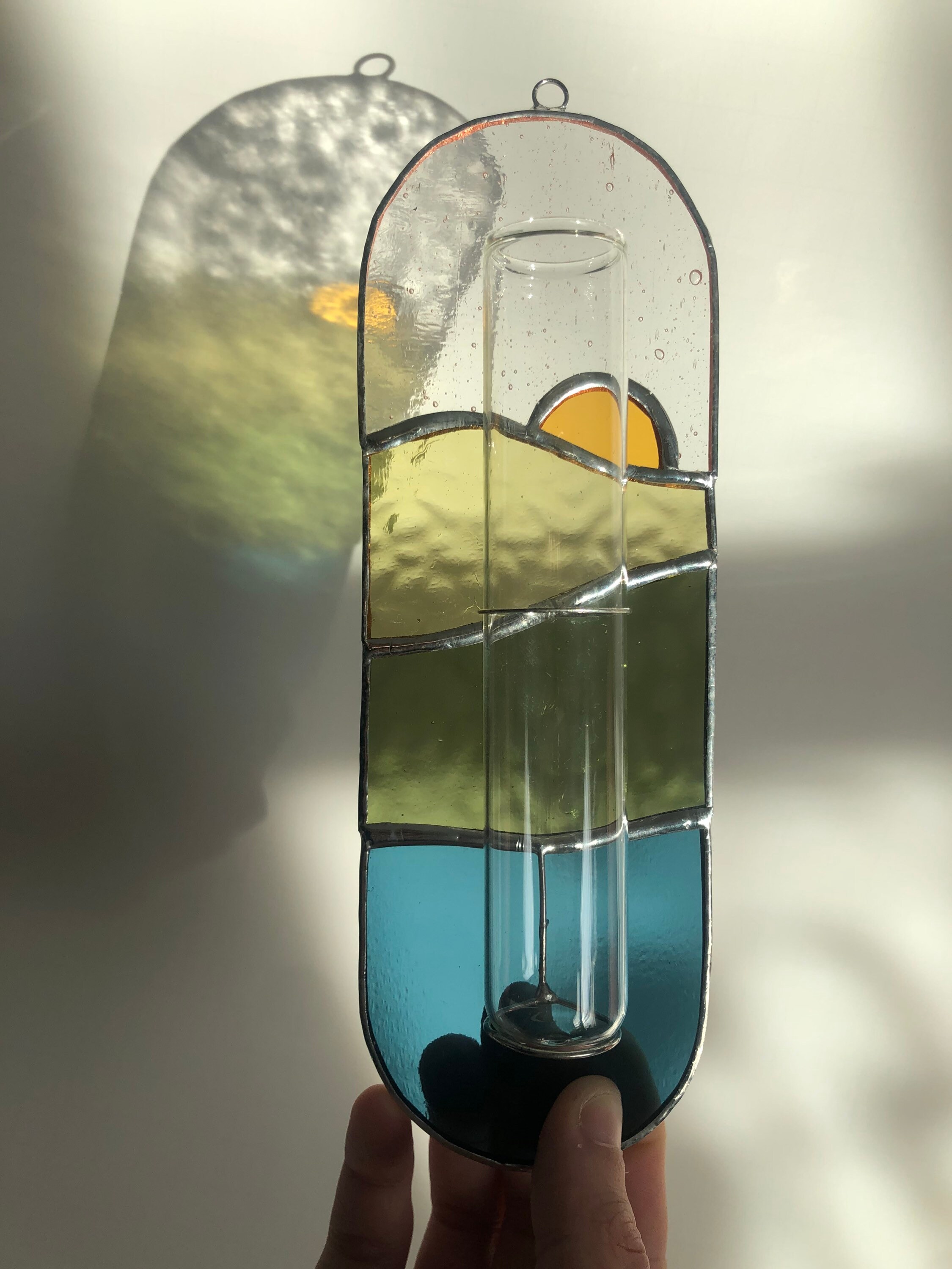 Stained Glass Mountain Plant Propagator - Etsy