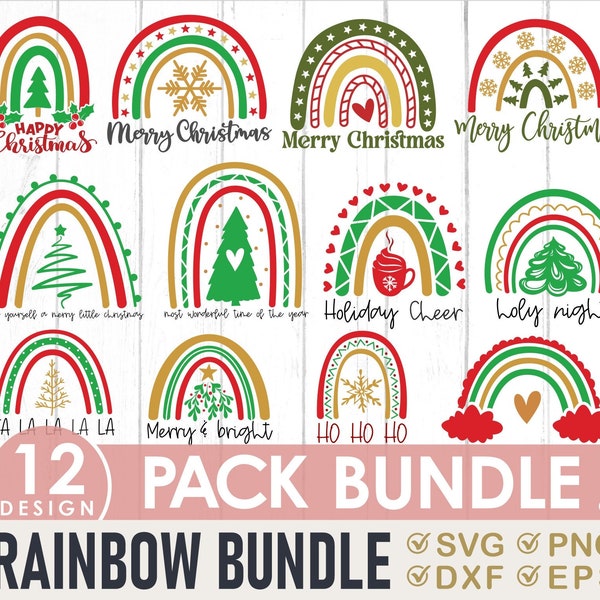 Rainbow Christmas - Etsy