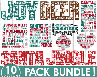Christmas Subway Art - Etsy