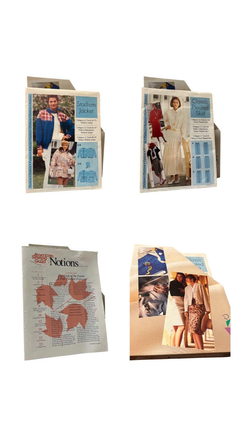 Vintage Postmodern 80s Tailoring Book Sewing Fashion Dresses Clothes ...