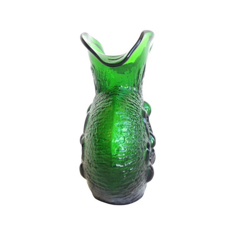Mid Century Modern Wayne Husted Stelvia Glass Vase Green Pitcher - Etsy