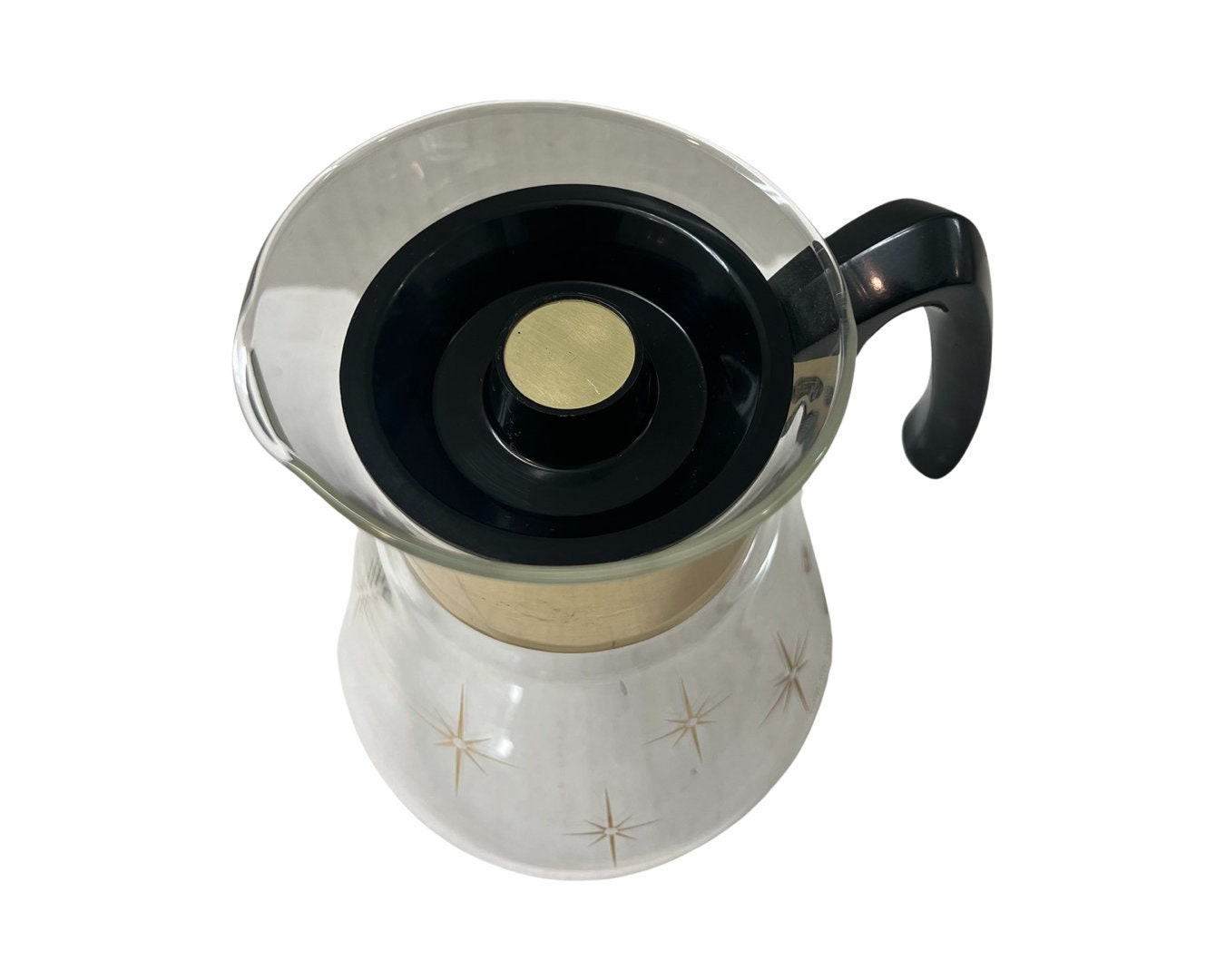 Vintage Atomic Mid Century Modern Coffee Pot Starburst Corning Carafe ...
