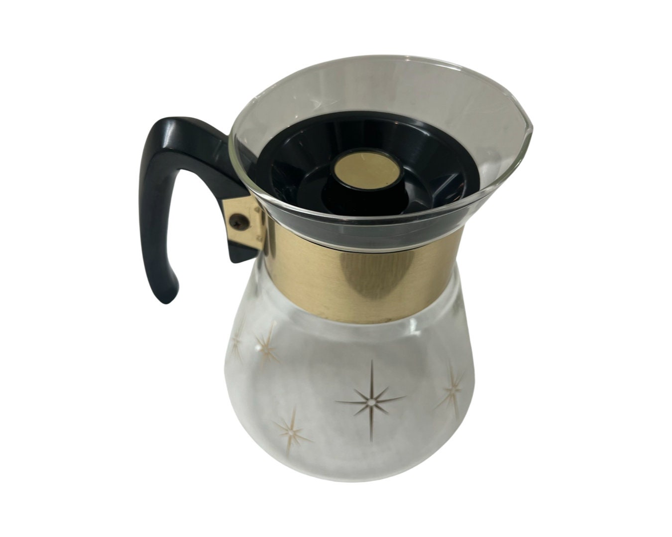 Vintage Atomic Mid Century Modern Coffee Pot Starburst Corning Carafe ...