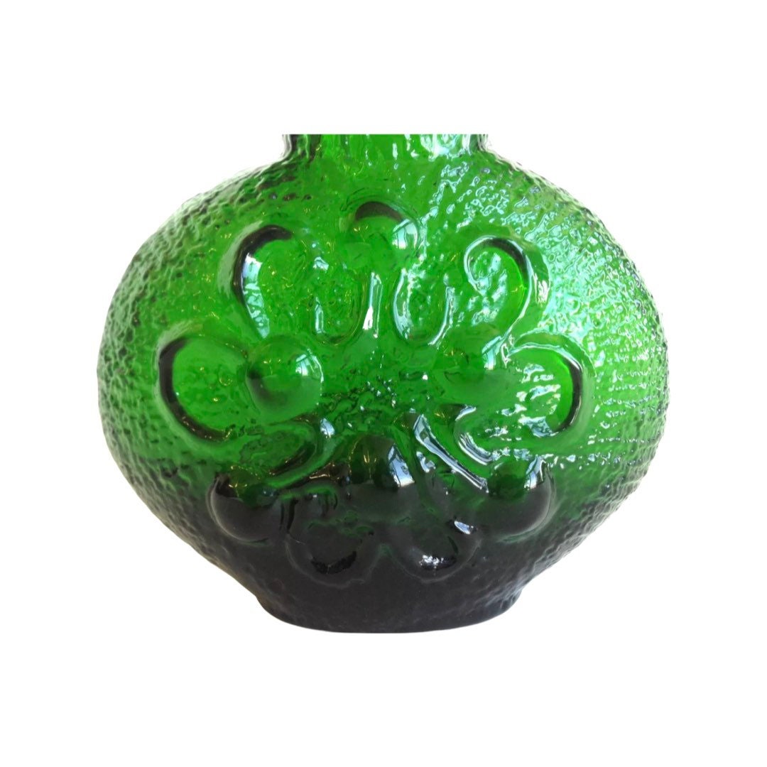 Mid Century Modern Wayne Husted Stelvia Glass Vase Green Pitcher - Etsy