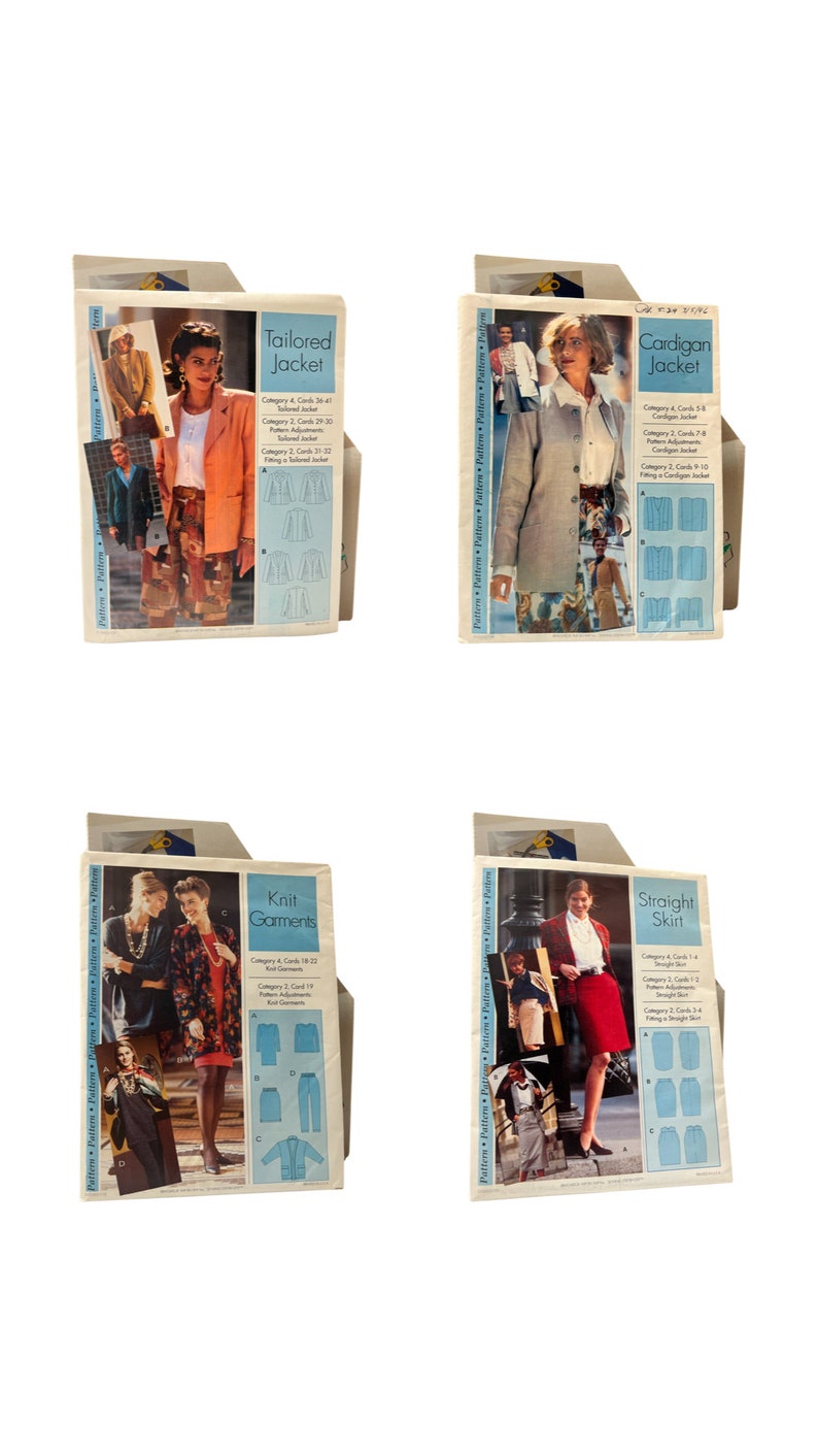 Vintage Postmodern 80s Tailoring Book Sewing Fashion Dresses Clothes ...