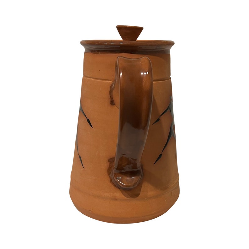 Vintage Mid Century Modern African Tribe Hunting Ceramic Terra Cotta ...