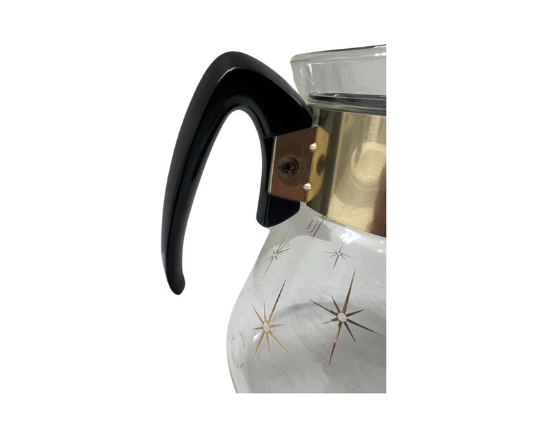 Vintage Atomic Mid Century Modern Coffee Pot Starburst Corning Carafe ...