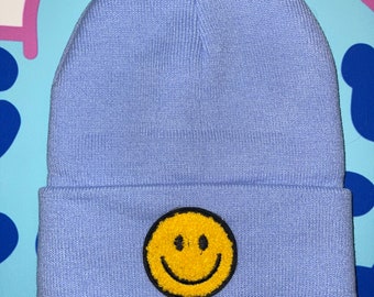 Beanie Smiley Face - Etsy