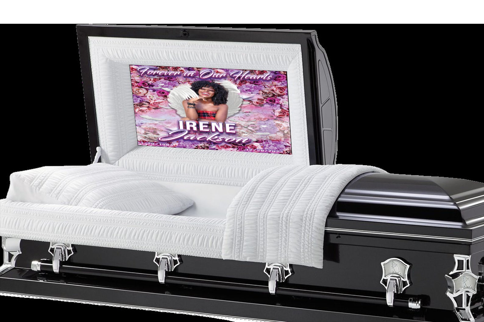 Casket Panel Inserts Flower Design urban Collection, Casket Inserts ...